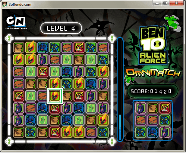 Ben 10 Alien Force OmniMatch - Free PC Download | Acid-Play