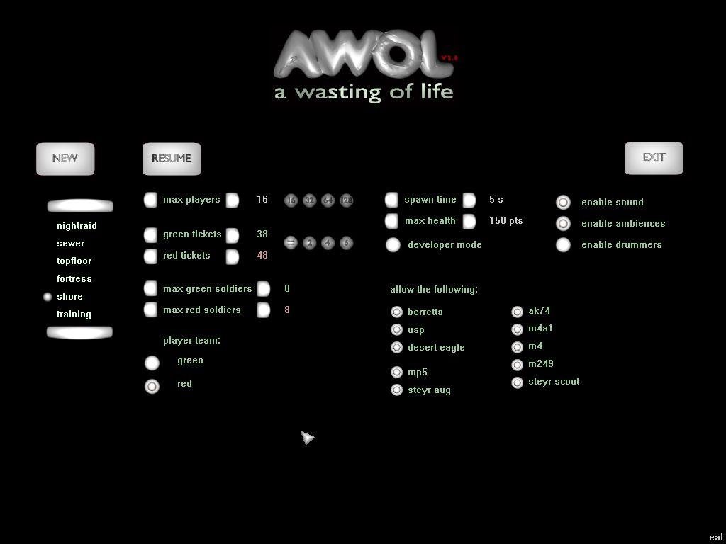 AWOL - A Wasting of Life - Free PC Download | Acid-Play